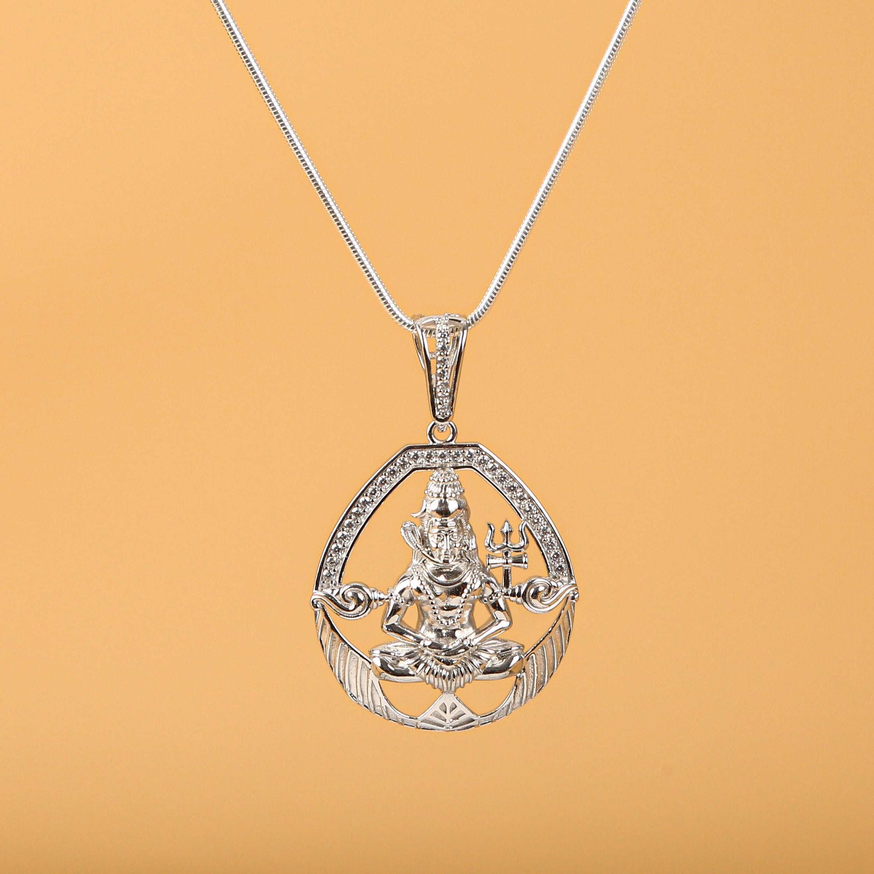 Shiva Pure Silver Pendant: Aghora Edition
