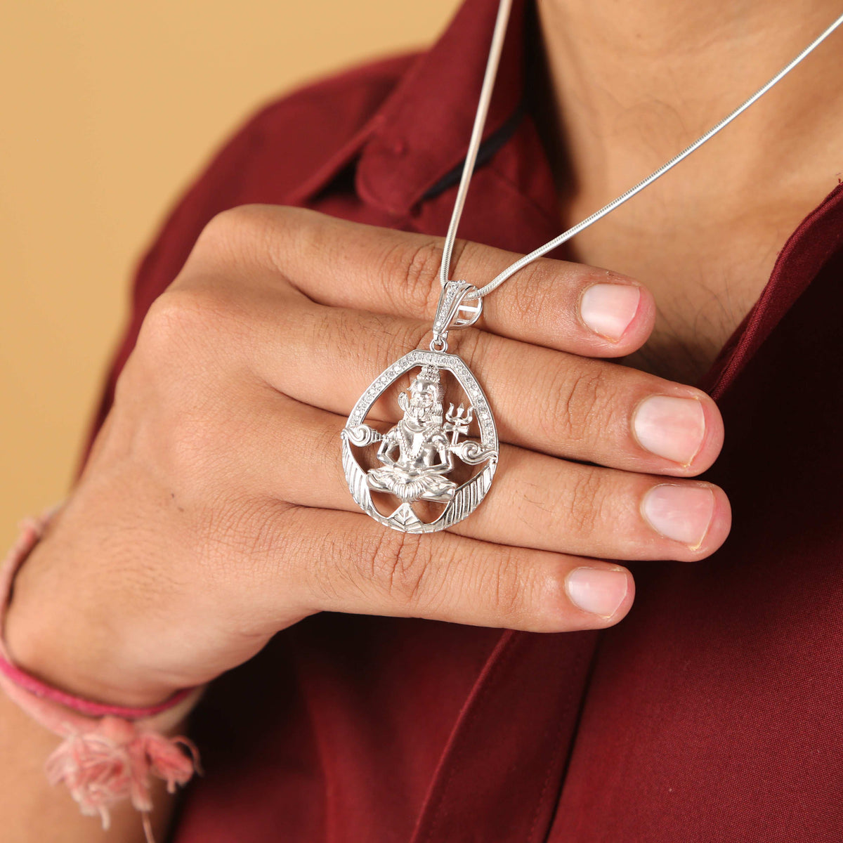 Shiva Pure Silver Pendant: Aghora Edition