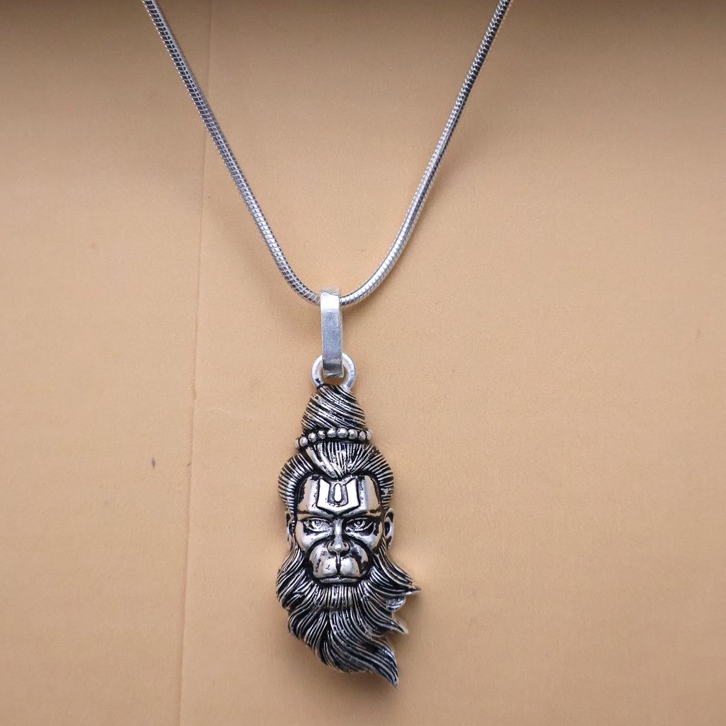 Hanuman Pure Silver Pendant